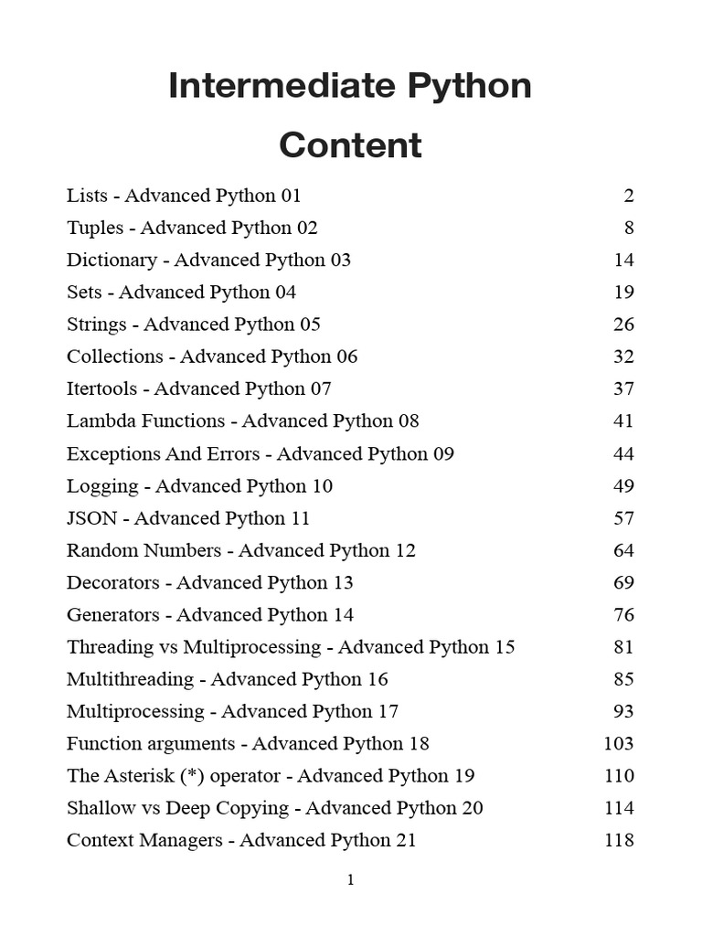 Python Intermediate FreeCodeCamp | PDF | Anonymous Function | Computing