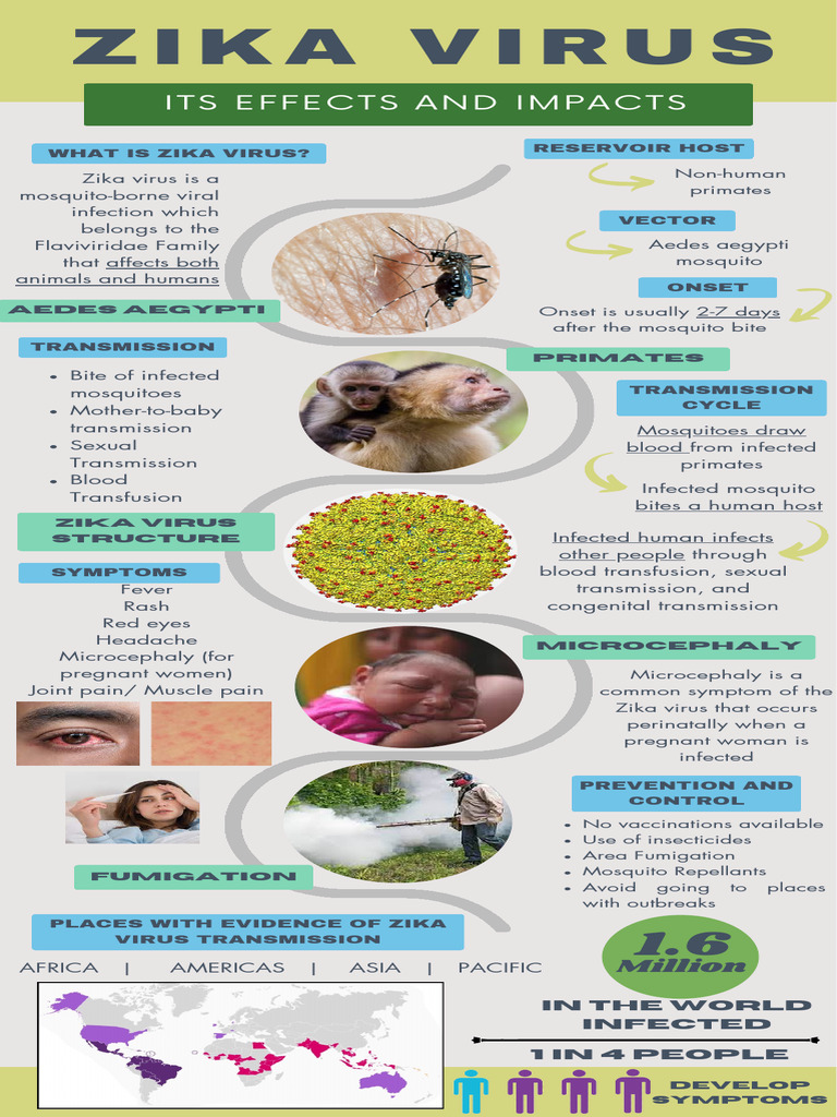 Zika Virus: Transmission, Symptoms, and Control | PDF | Zika Fever ...
