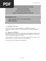 Microsoft SQL Server With Plant 3D | PDF | Microsoft Sql Server | Databases