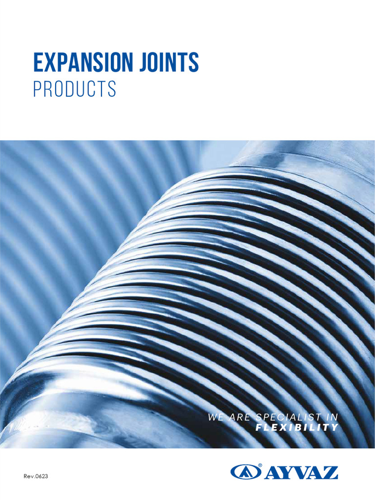 Ayvaz Expansion Joints | PDF | Nondestructive Testing | Mechanical ...