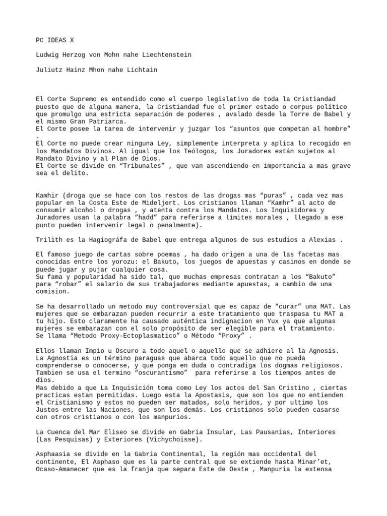 Estructura y Problemas de Vichy y Albertha | PDF | Inquisición | Moneda