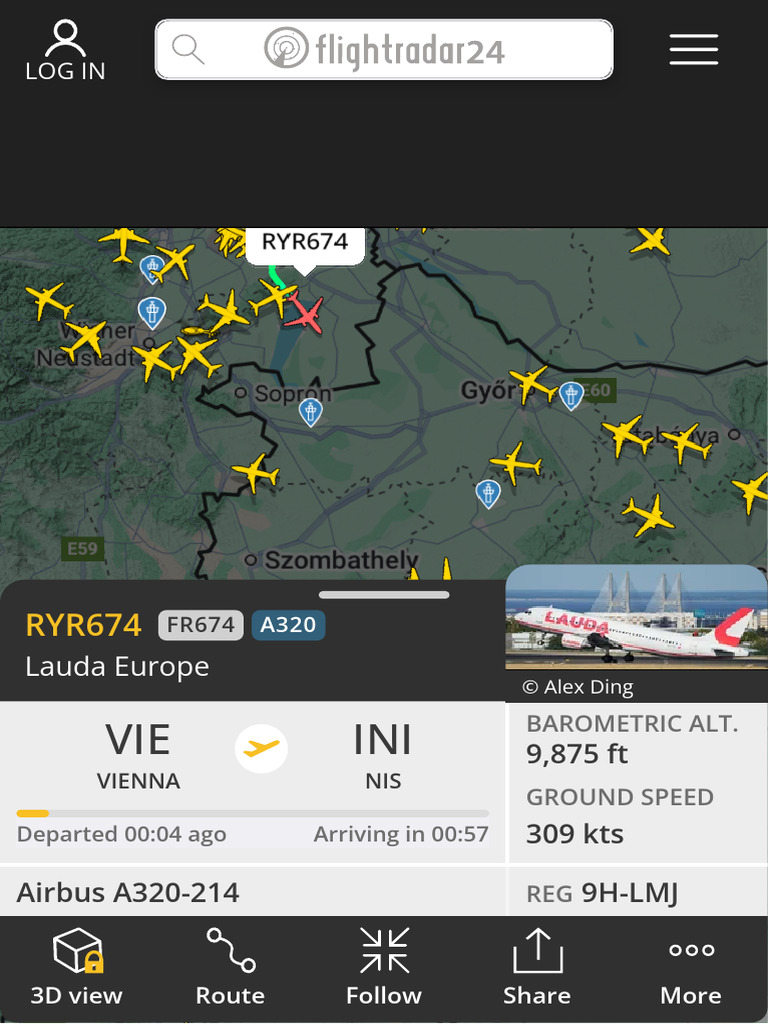 Live Flight Tracker: RYR674 Route Details | PDF