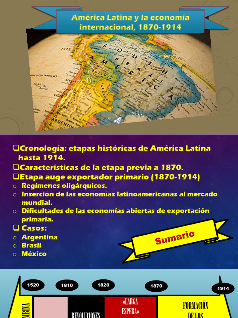 América Latina y La Economía Internacional 1870-1914 | PDF | Brasil ...