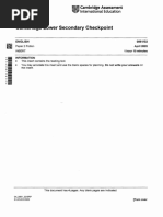 Cambridge Lower Secondary Checkpoint Past Papers | PDF | Computer File ...