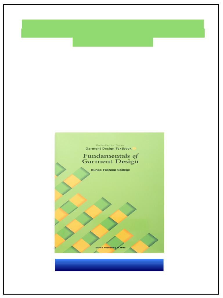 Bunka Fashion Series Garment Design Textbook 1 - Fundamentals of ...