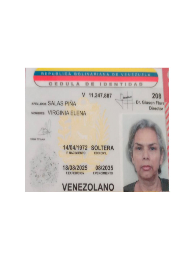 Cedula Virginia | PDF