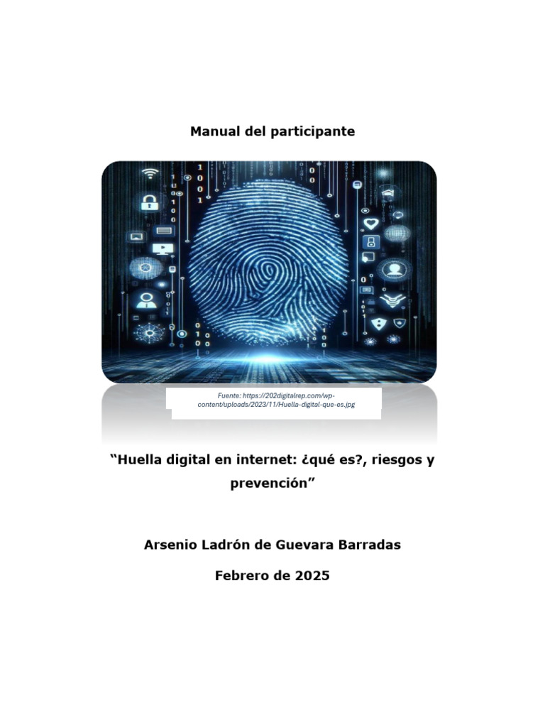 I - Huella Digital en Internet Qué Es, Riesgos y Prevención | PDF ...