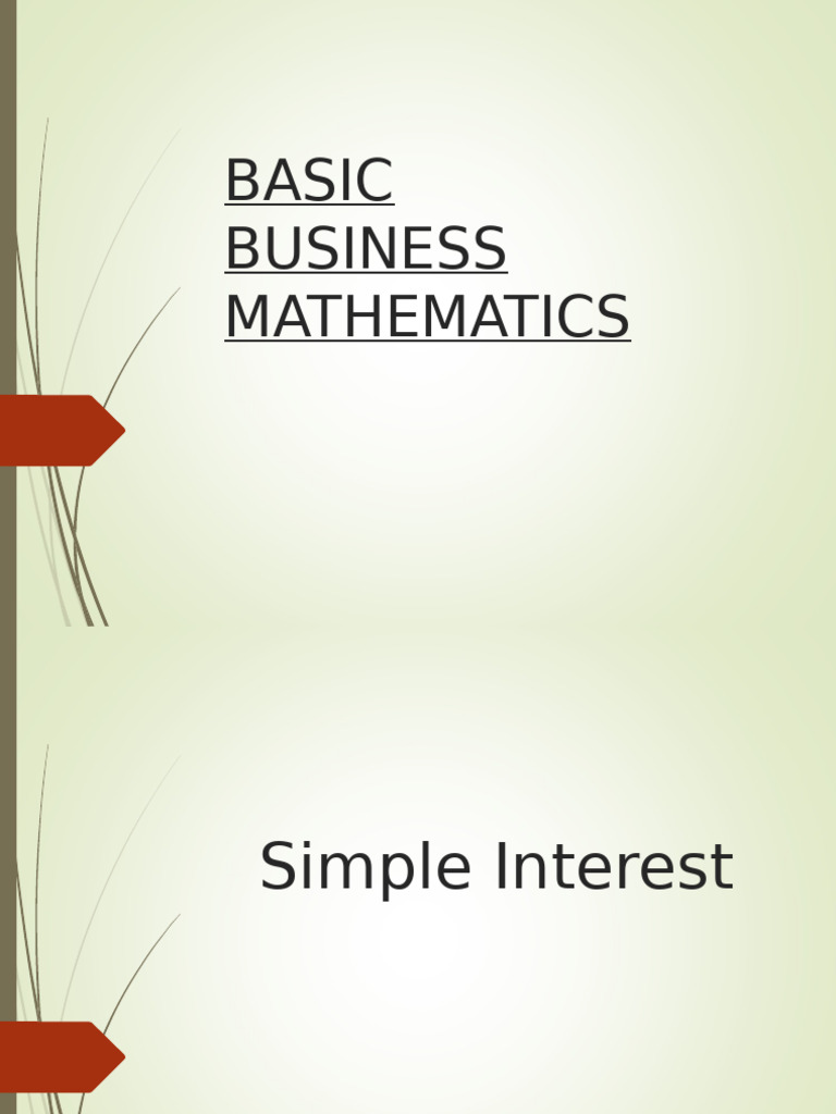 Simple Interest | PDF