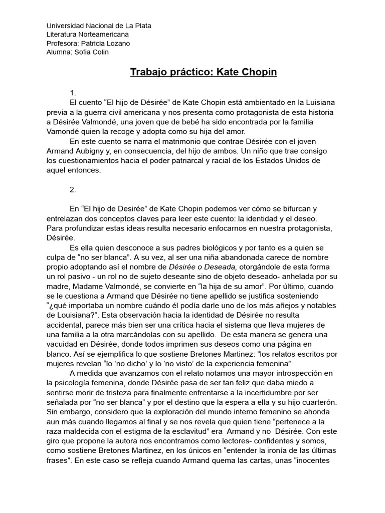 Kate Chopin | PDF
