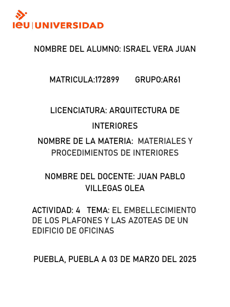 Propuesta de Embellecimiento de Azoteas | PDF