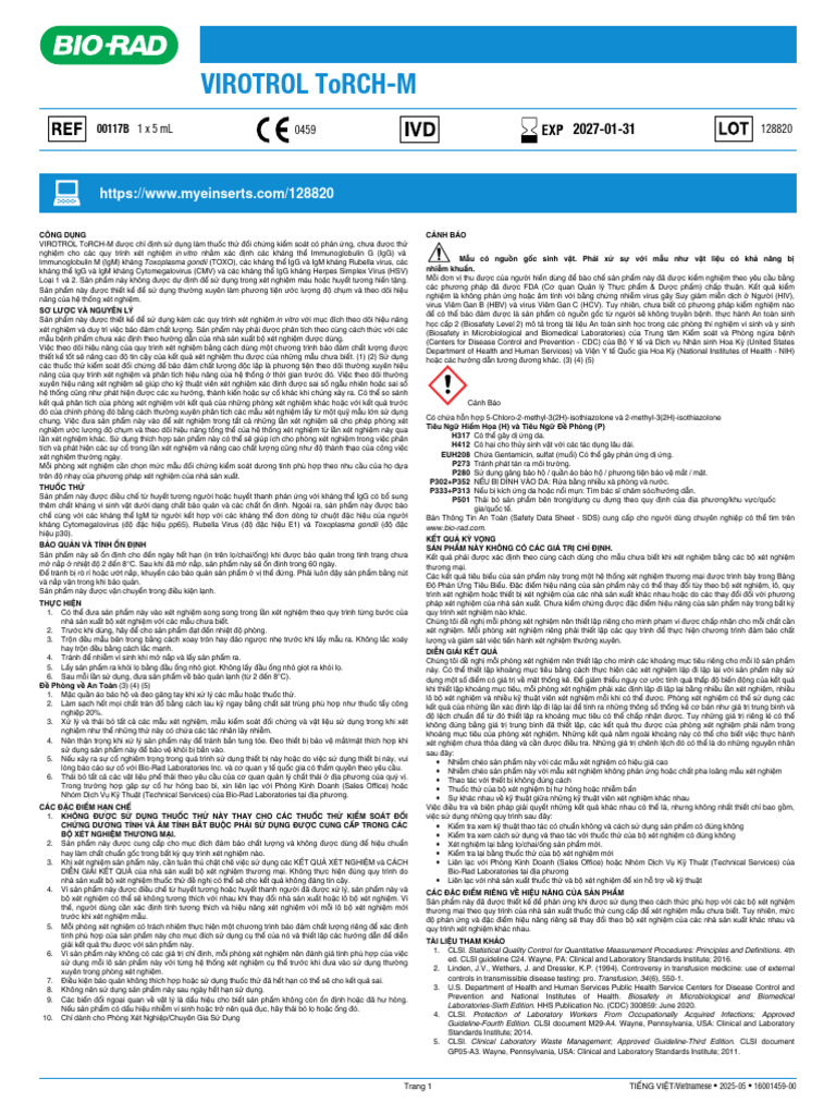 IFU - Virotrol Torch - M | PDF