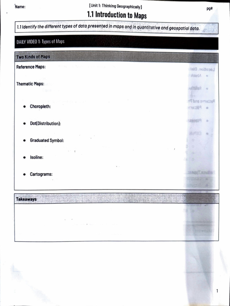 Human Geography Unit 1 Review | PDF