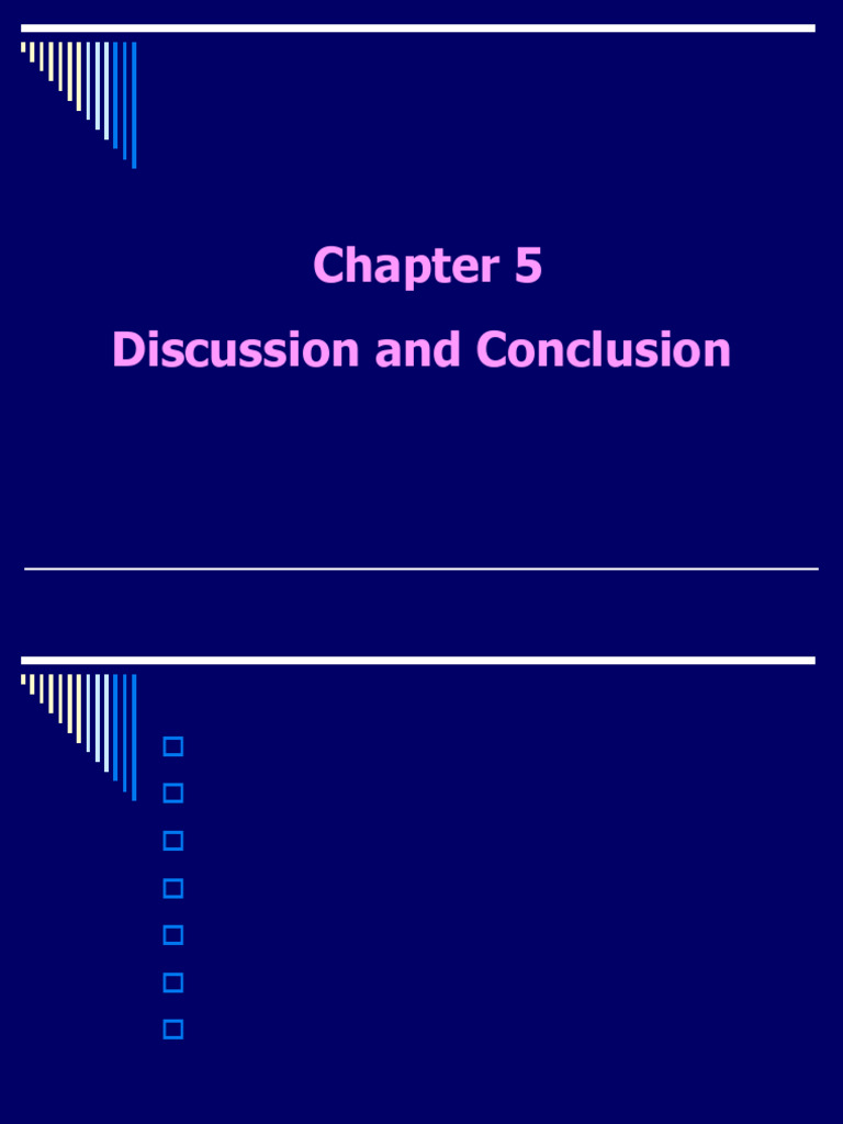 Discussion and Conclusion Overview | PDF