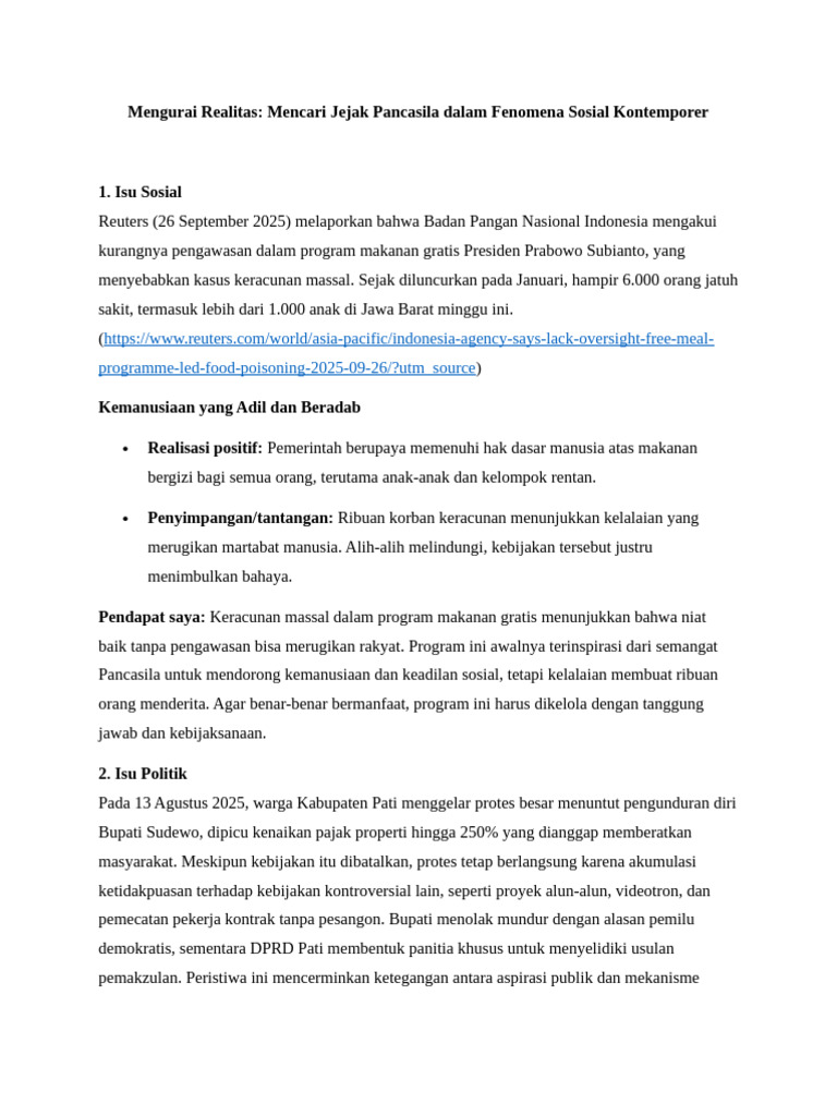 Mku Mengurai Pancasila | PDF