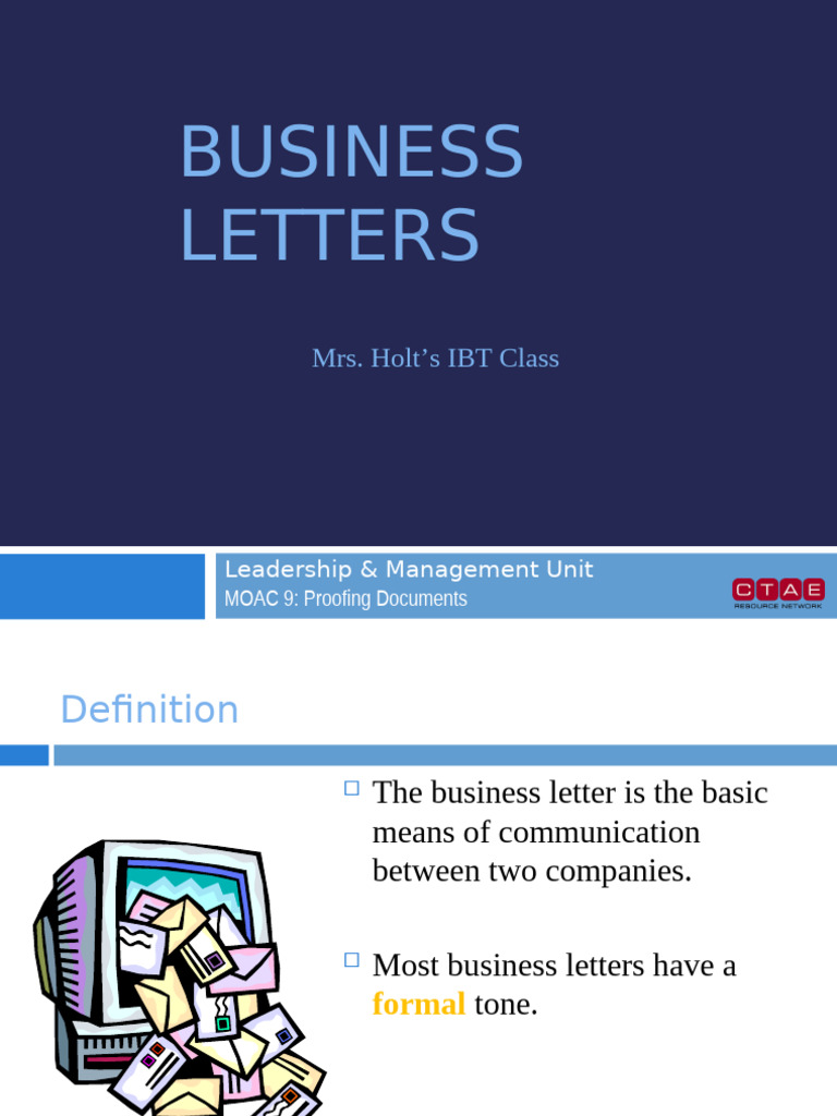 Business Letter Writing Guide | PDF | Proofreading | Punctuation