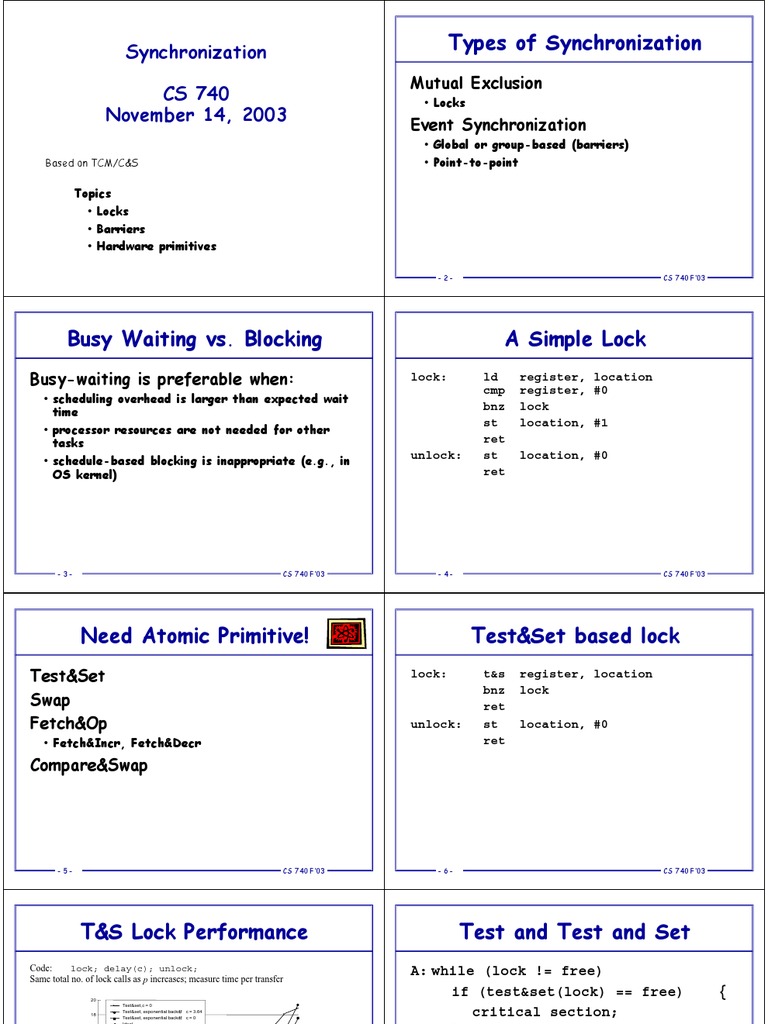 An In-Depth Analysis of Synchronization Techniques for Shared Memory Multiprocessor Systems ...