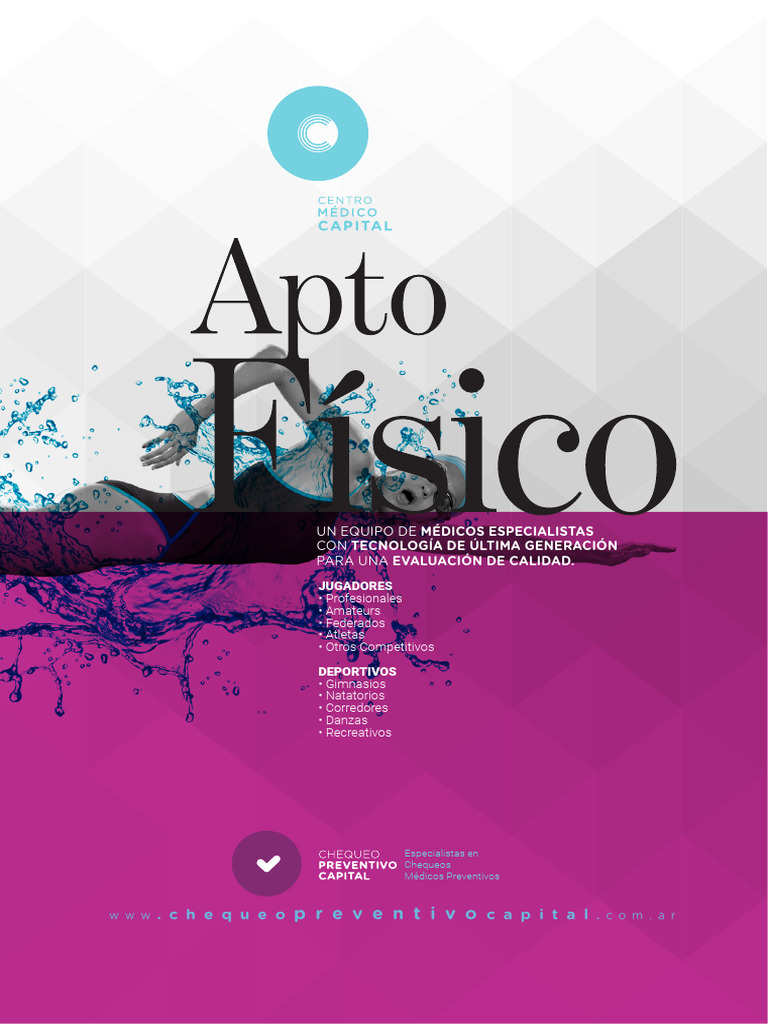 Chequeo Médico para Apto Físico | PDF | Medicina | Cuidado de la salud