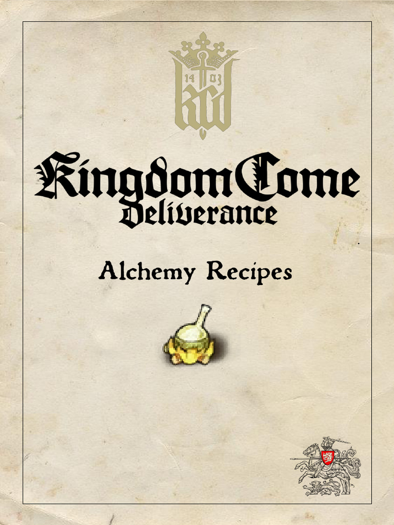 Kingdom Come Alchemy Recipes Guide | PDF