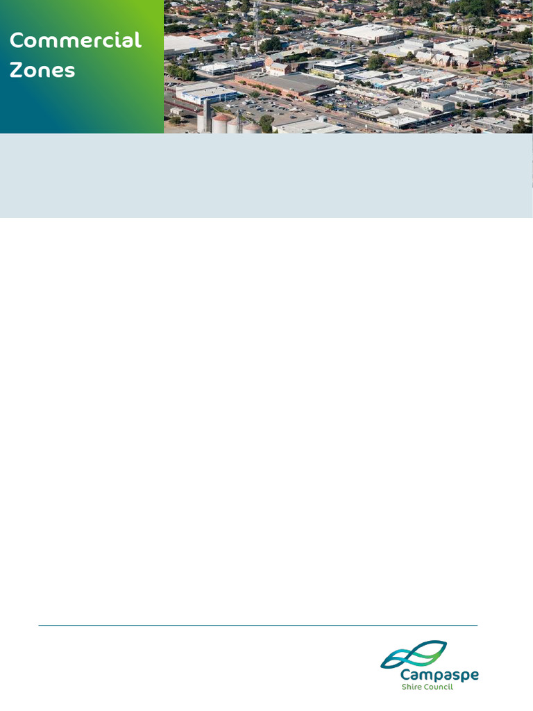 Information Sheet Commercial Zones | PDF