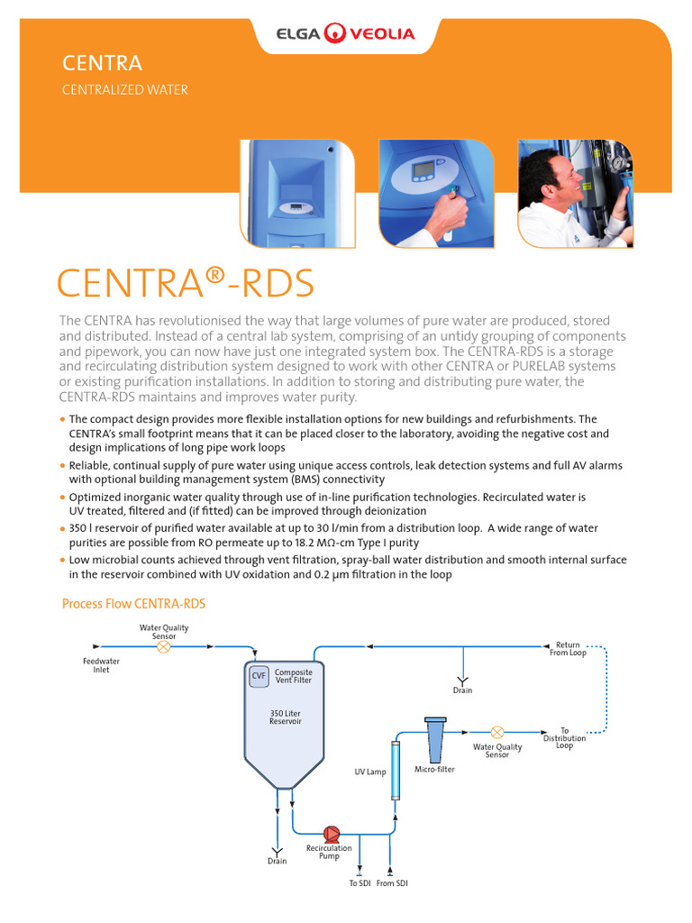CENTRA-RDS Water Purification System | PDF | Purified Water | Water