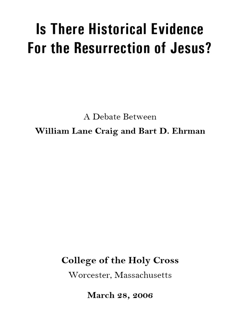 Resurrection Bart Ehrman Pdf Resurrection Of Jesus Jesus
