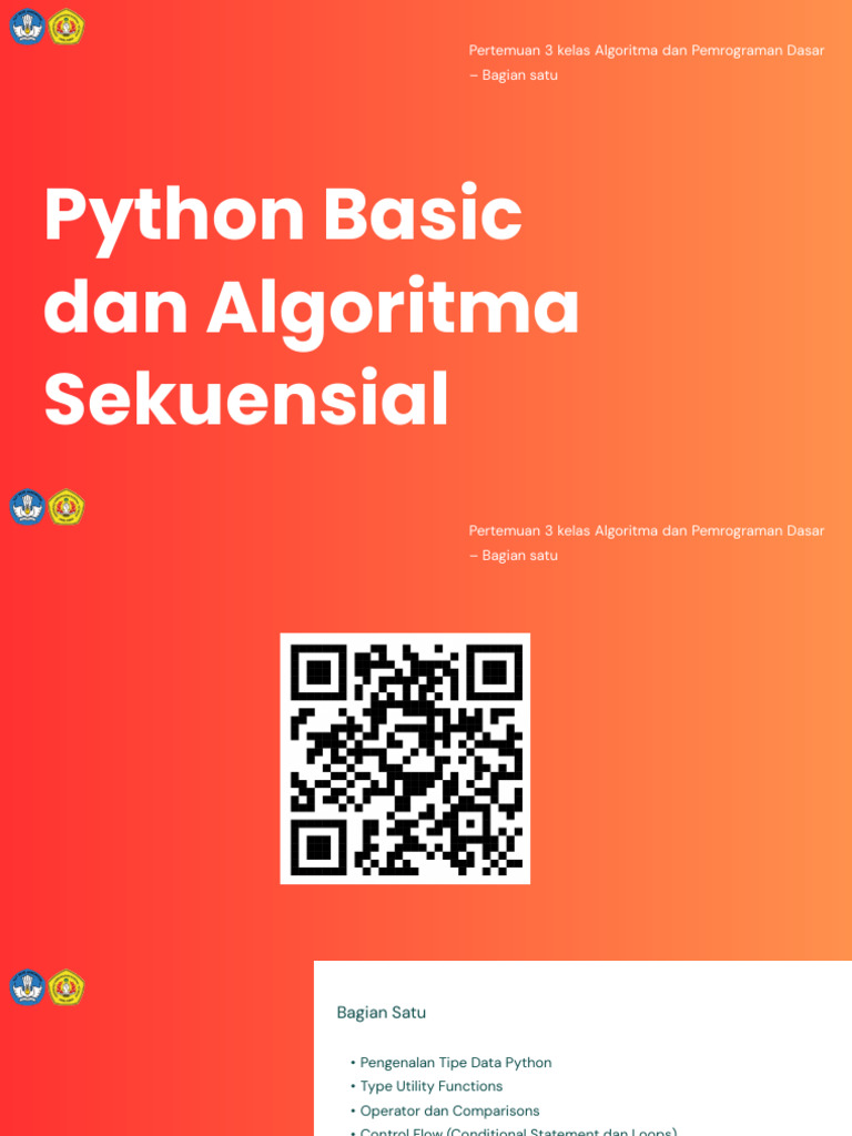 Algoritma Dan Pemrograman Dasar Bagian Satu | PDF