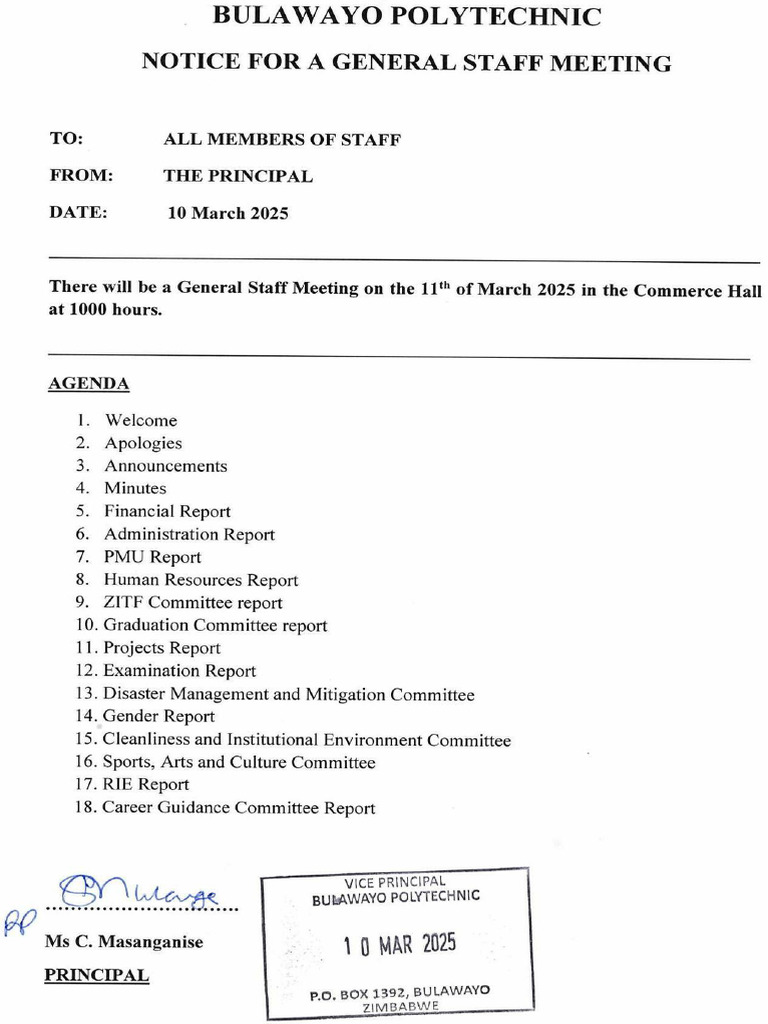 Scan - Notice of A Meeting - 0001 | PDF