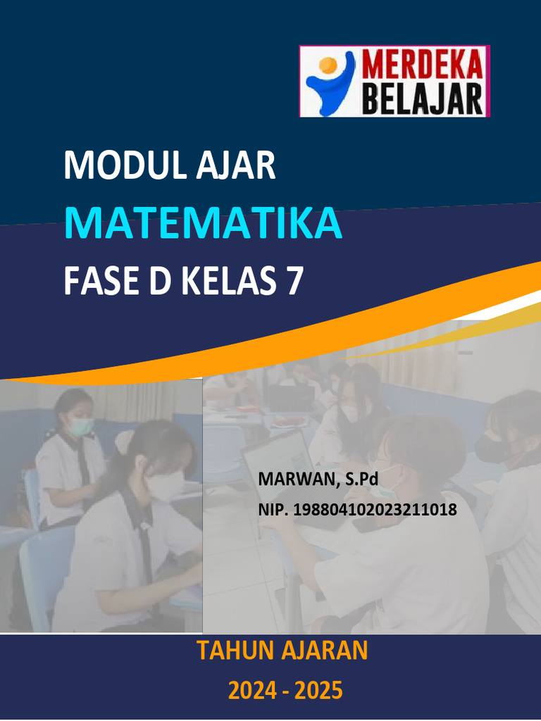 Modul Ajar Matematika Ganjil | PDF