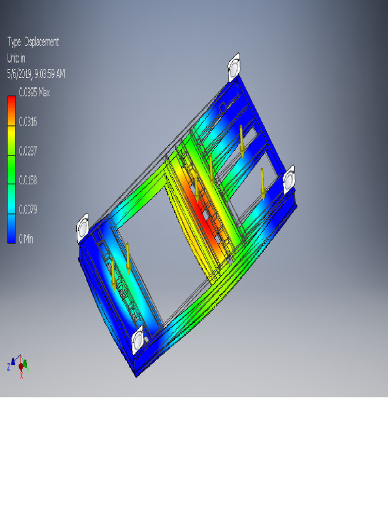 Frame Analysis (Displacement) | PDF