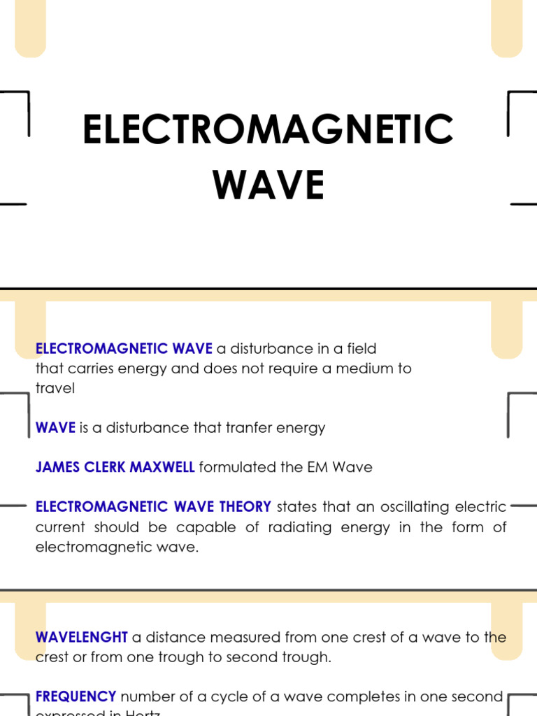 Electromagnetic Wave | PDF