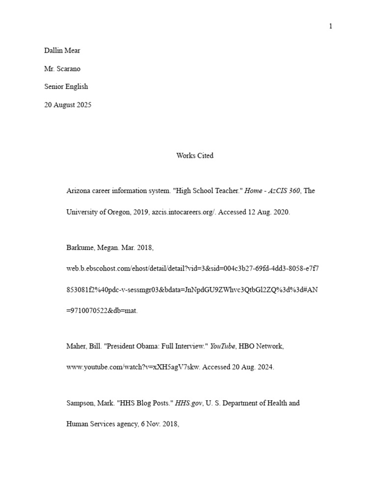Citefast Practice | PDF