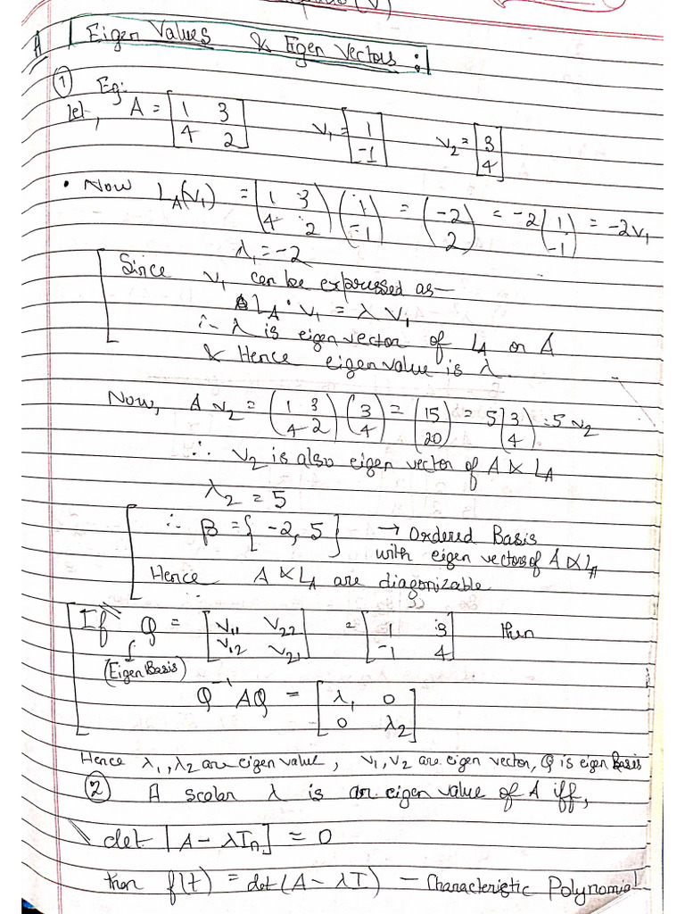 Vector Space Notes | PDF