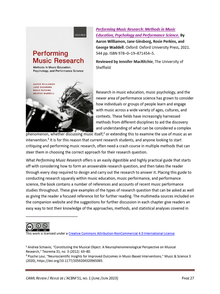 Music Research Methods Explained | PDF | Quantitative Research ...