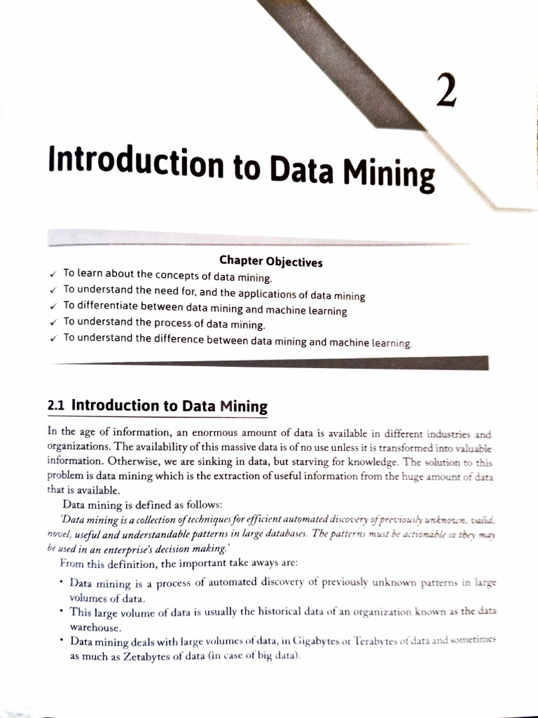 Data Mining Introduction | PDF | Data Mining | Data