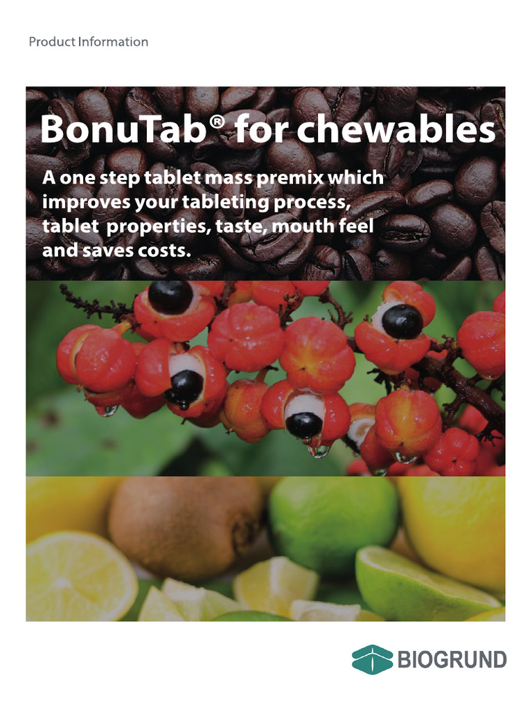 28 BIOGRUND - BonuTab For Chewables | PDF
