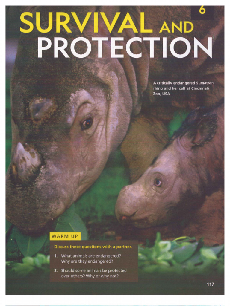 Reading Explorer (6.survival and Protection) | PDF