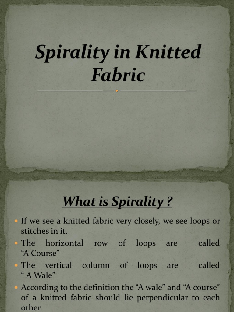 Spirality | Download Free PDF | Gauge (Knitting) | Knitting