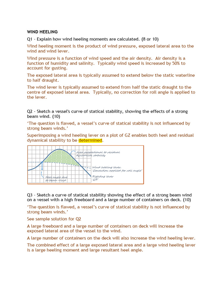 Wind Heeling | PDF | Wound | Applied And Interdisciplinary Physics