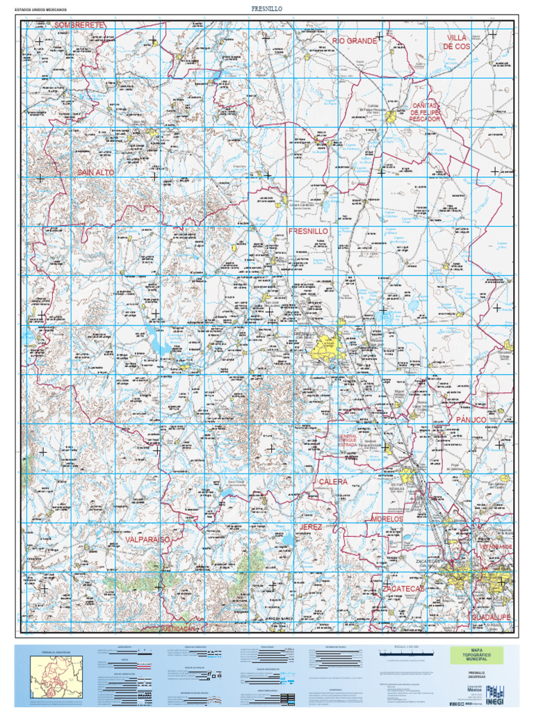 Mapa de Fresnillo, Zacatecas | PDF