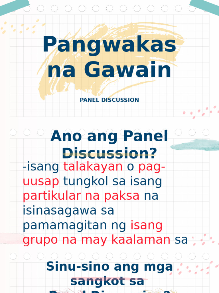 Panel Discussion | PDF