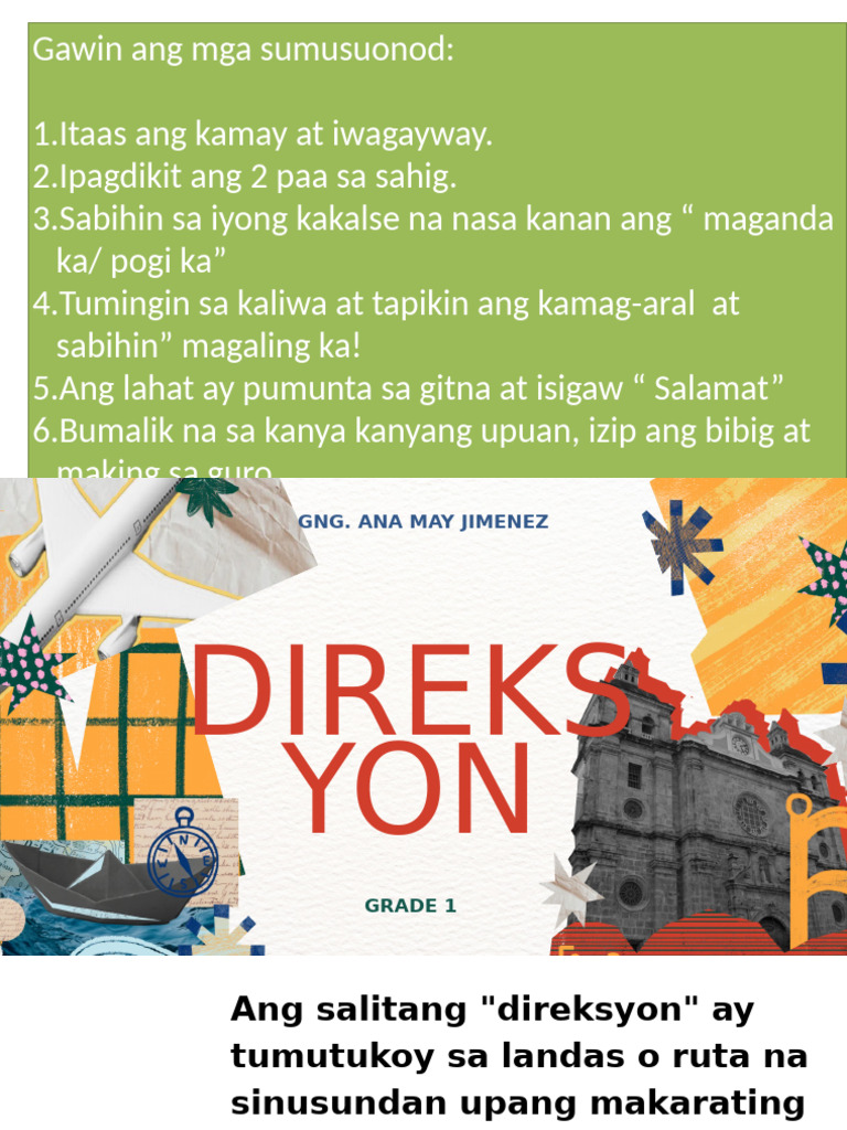 Direksyon GR 1 | PDF