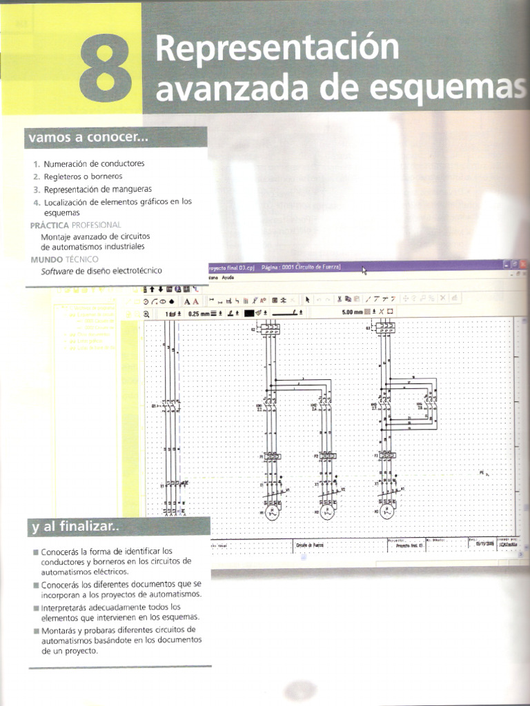 UD8Representacion Avanzada de Esquemas Electricos | PDF