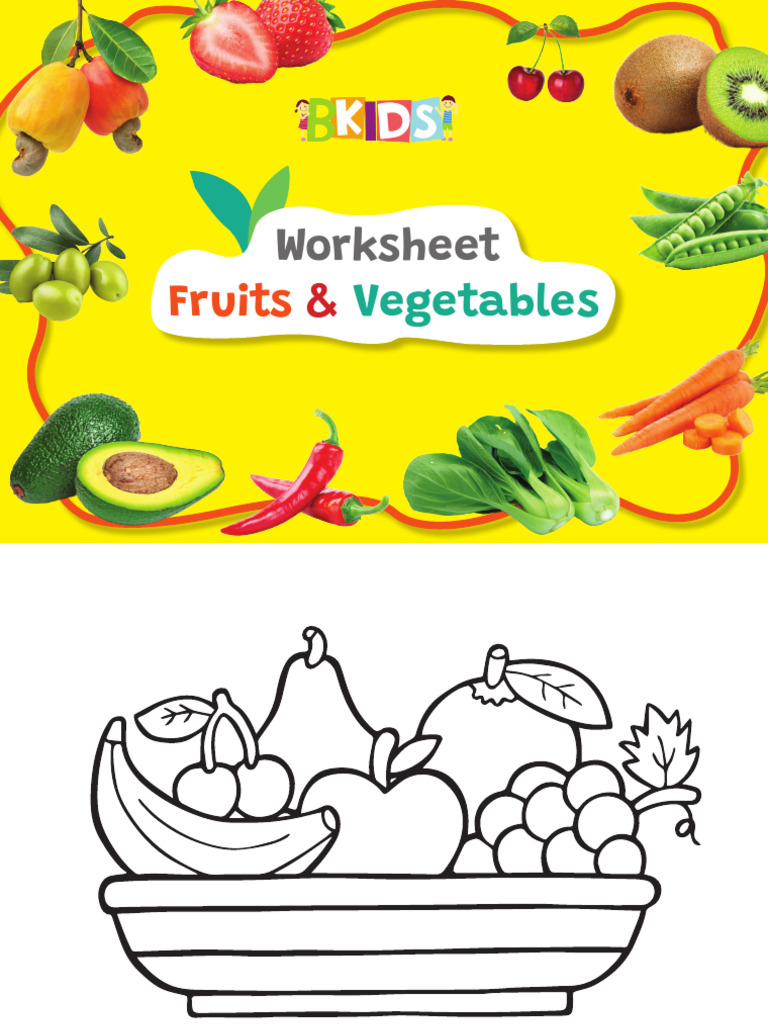 Worksheet 101 Fruits Vegetables Full 1 | PDF