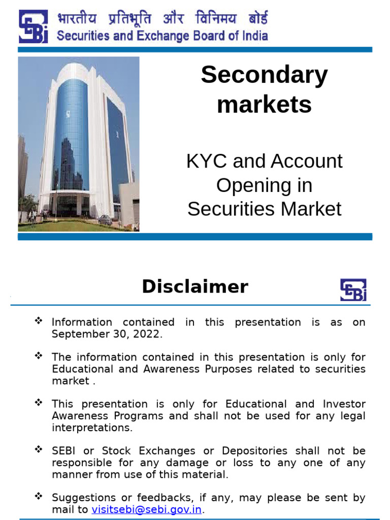 PPT-2 KYC Procedure | PDF | Identity Document | Securities (Finance)