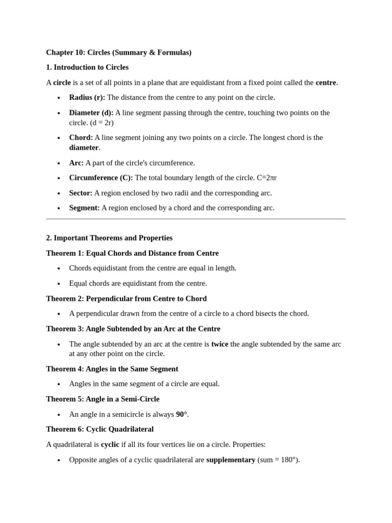 Circle | PDF