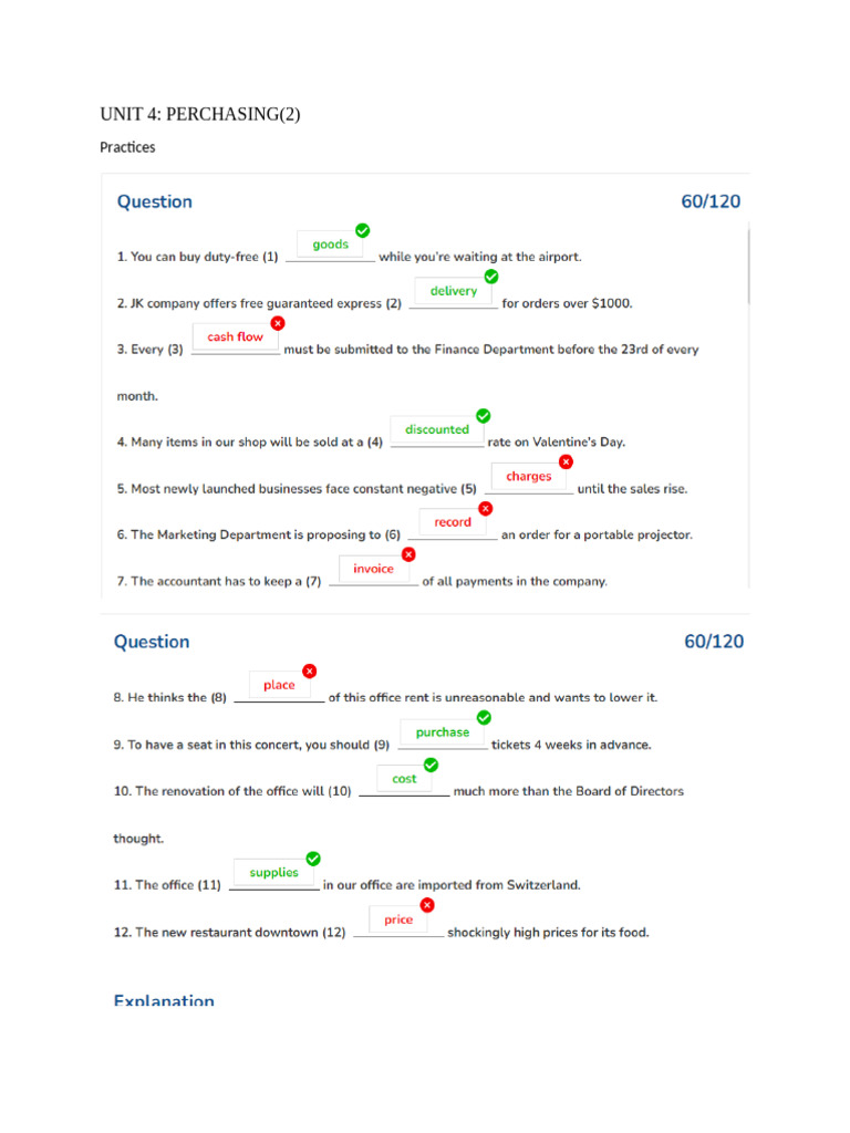 Unit 4.purchase Practices | PDF