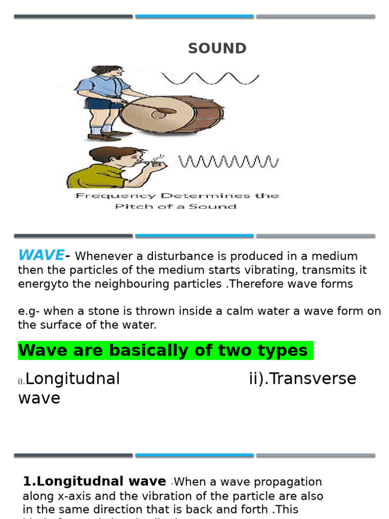 Understanding Longitudinal Sound Waves | PDF