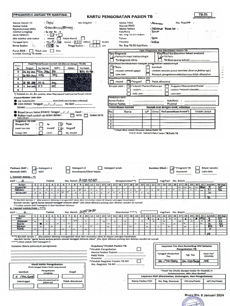 4.4.1.h Form TB 01 | PDF