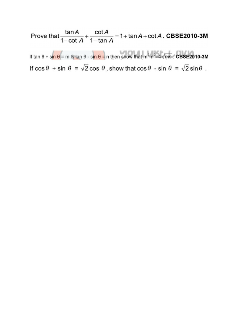 Maths Doubt | PDF