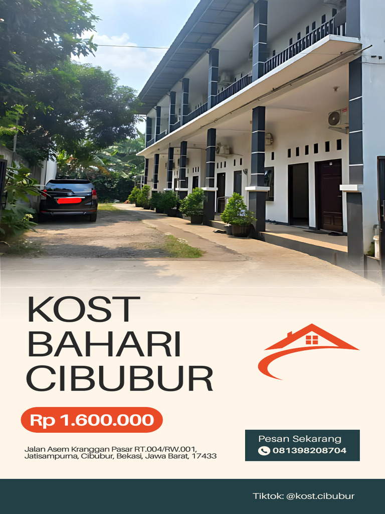 Kost Bahari Cibubur: Fasilitas Lengkap | PDF